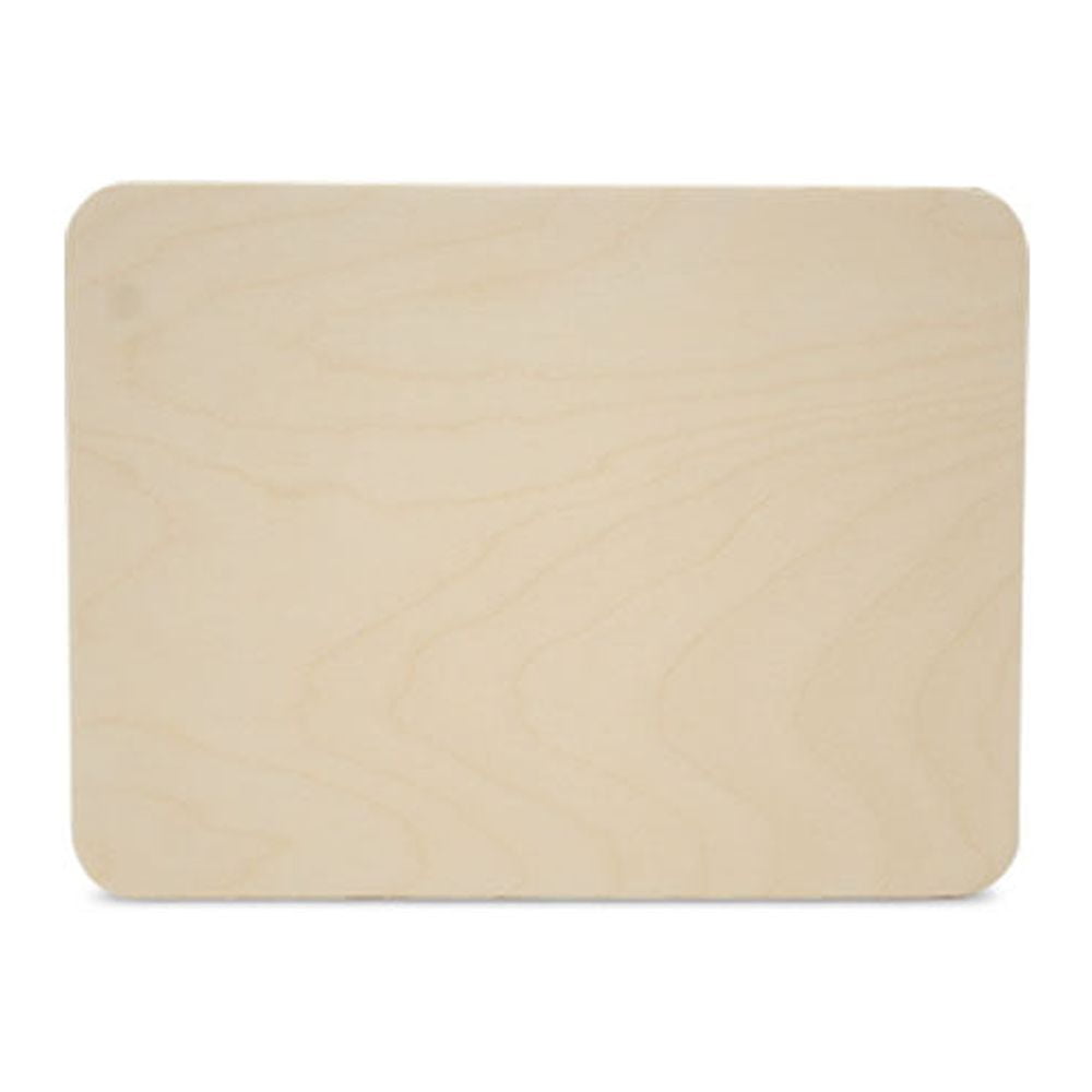 Wood Rectangle Plaque 8-inch x 6-inch, 1/4-inch Thick, Pack of 25 ...
