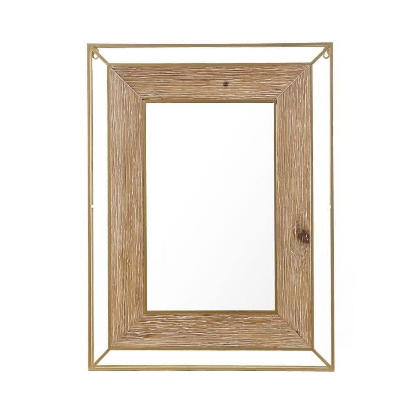 Wood Rectangular Frame Accent Wall Mirror - Walmart.com
