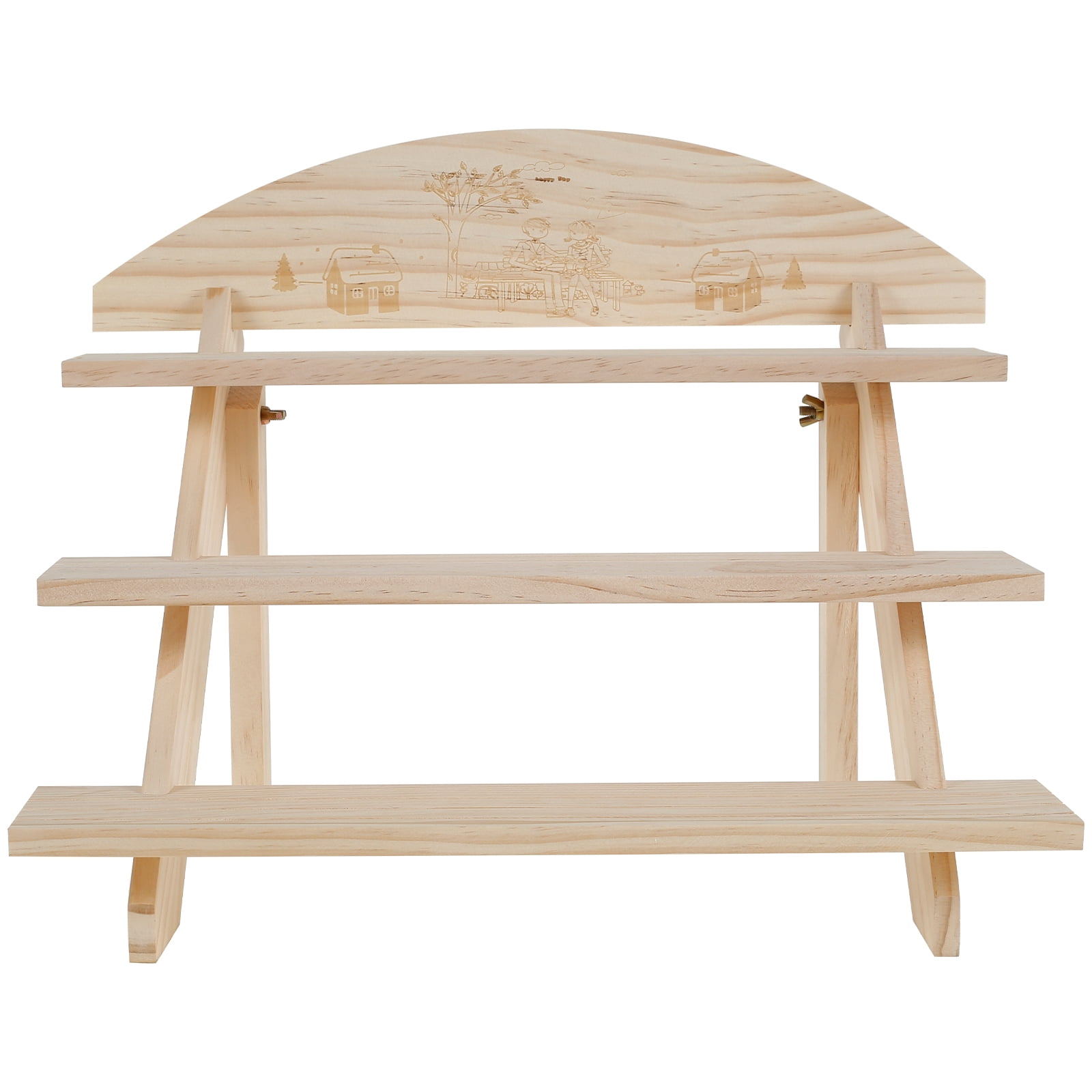 Wood Retail Display Riser Solid Display Shelves Versatile Wood Display ...
