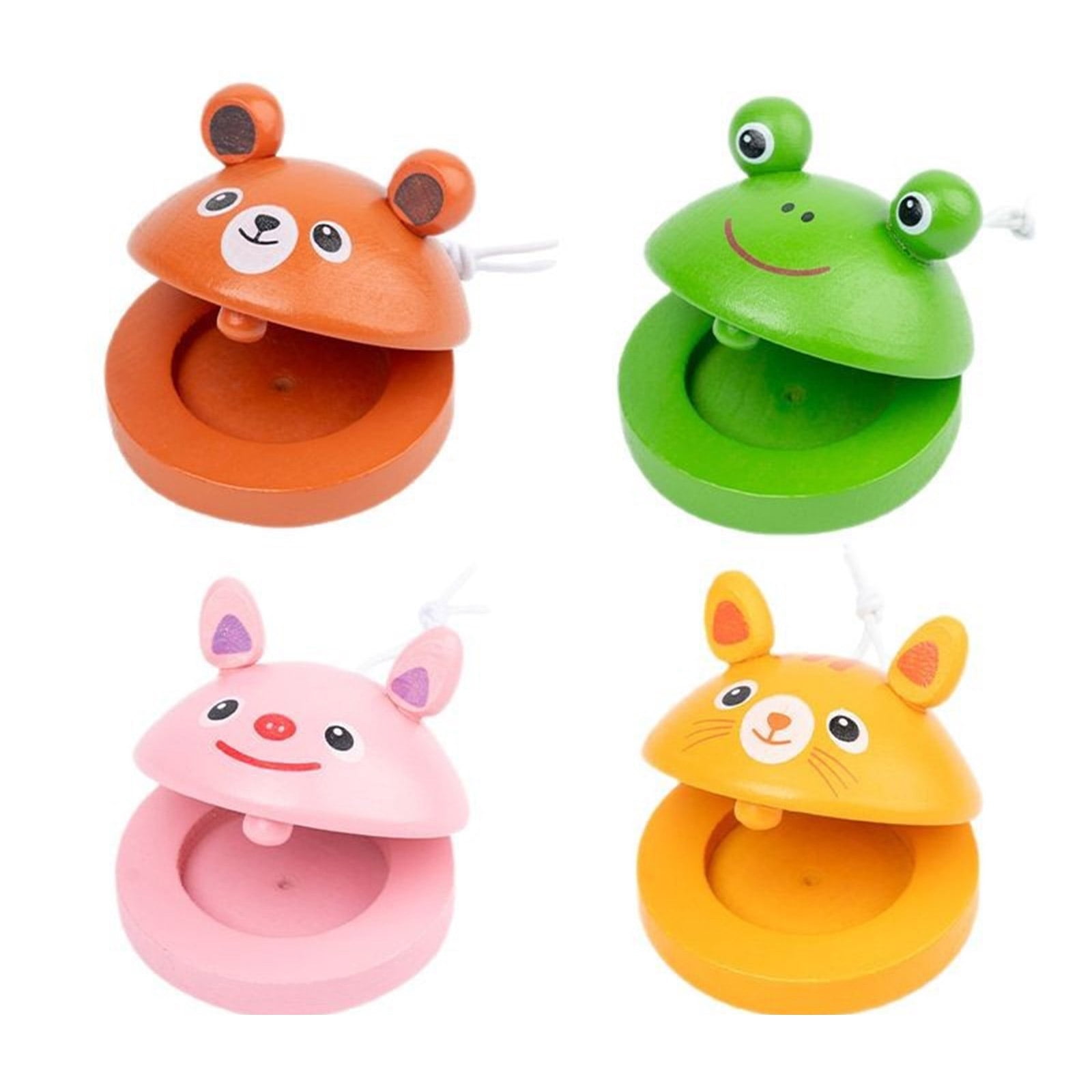 Wood Rhythm Training Kids Orff Clapper Wooden Clapper Percussion Toy ...