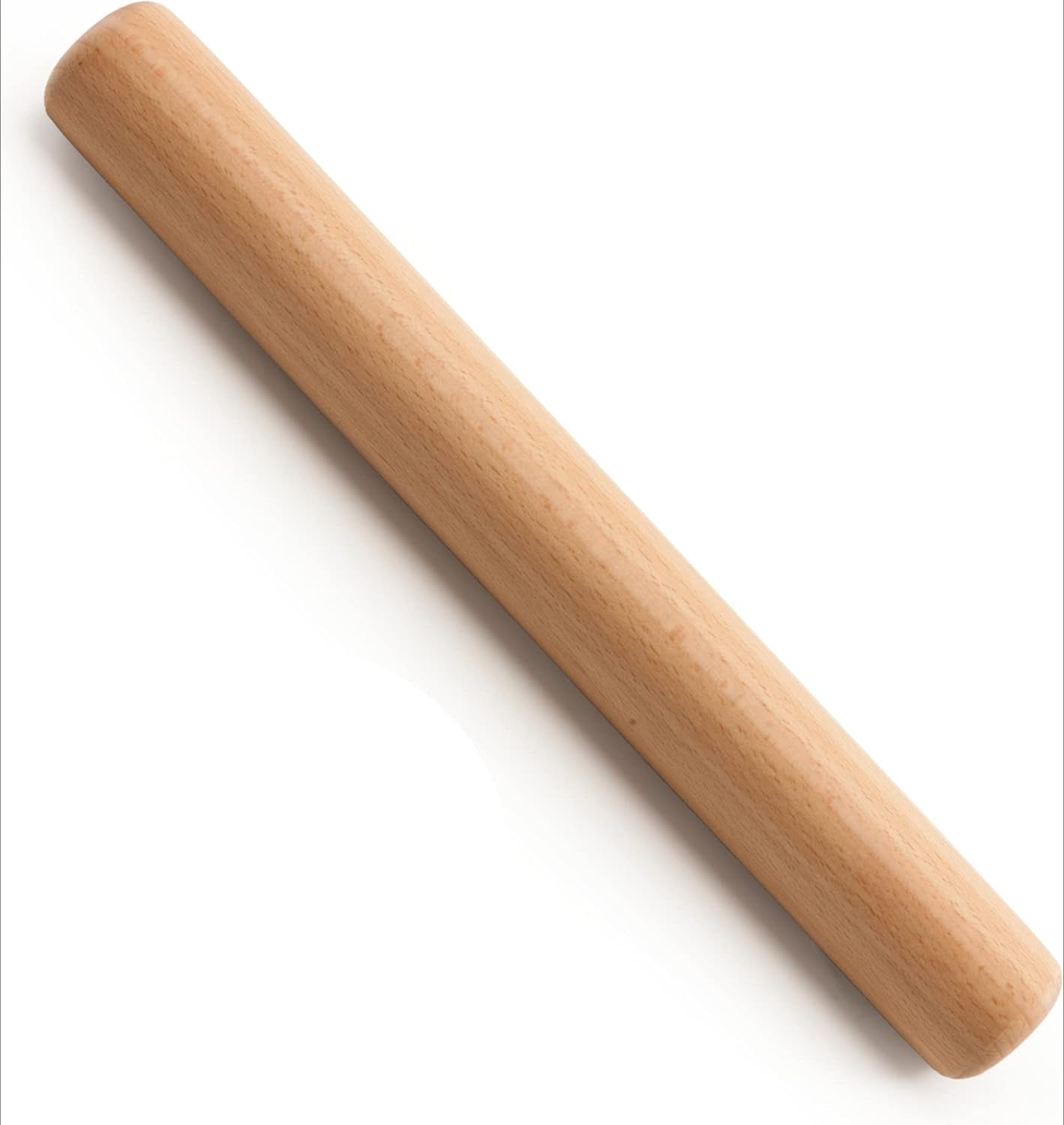 Wood Rolling Pin, Small - Dough Roller for Pasta, Cookies, Pie, Pizza ...