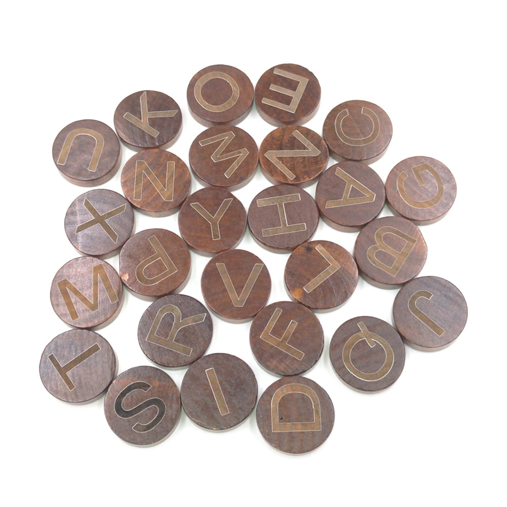 Wood Round Slice Wood Alphabet Slice Alphabet Letters Cutouts Round ...
