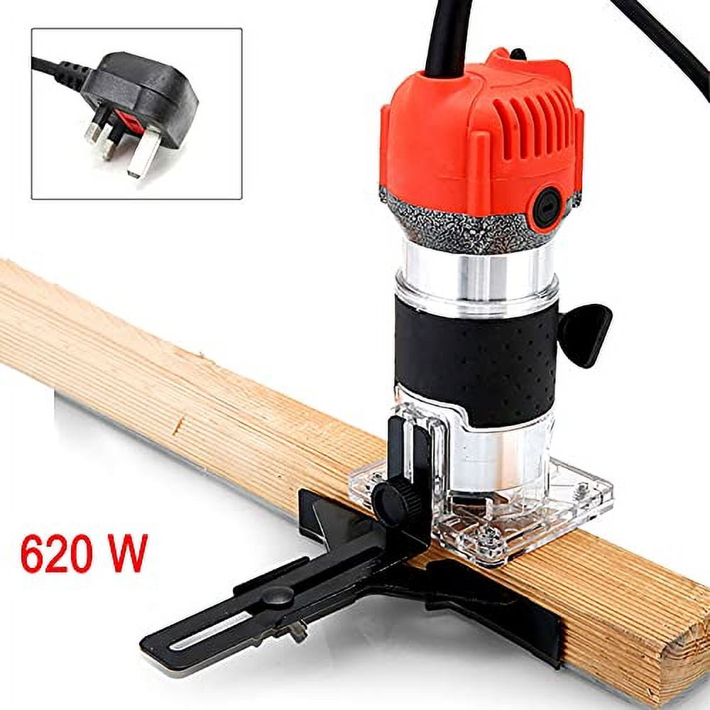 Wood Router, 220V 620 W 28000RPM Router Electric Hand Trimmer Wood ...