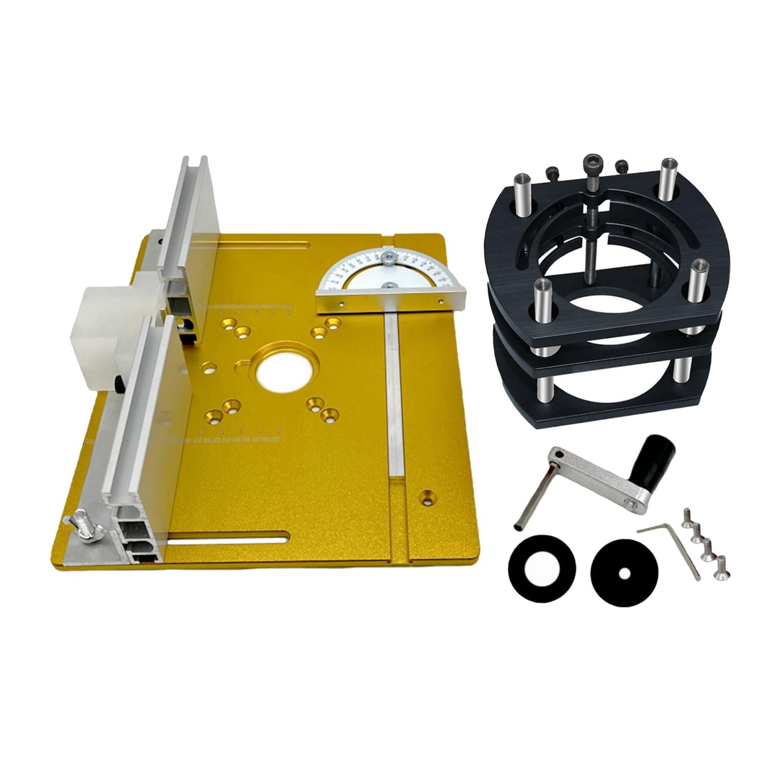 Wood Router Table Insert Plate, Router Lift Table with Lifting Base ...