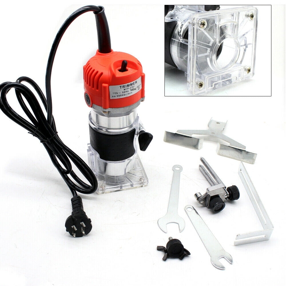Miumaeov OT-MLLCR-475 800W, 110V Electric Woodworking Router, 30000 RPM ...