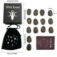 Wood Runes Stone Set Witches Rune Set 14 PCS Engraved Rune Symbol for ...