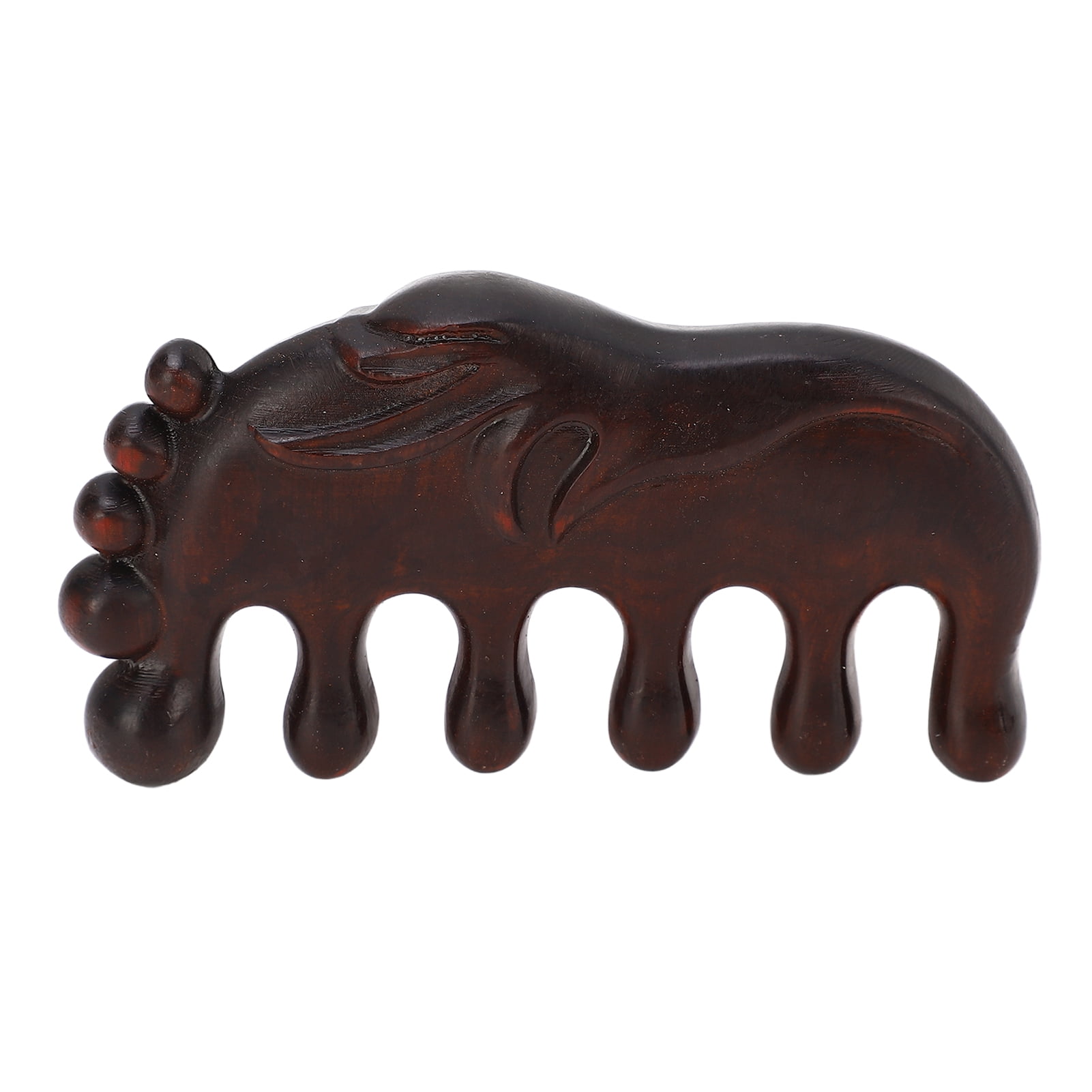 Wood Scalp Scraping Massage Comb Men Women Portable Mellow Wide Tooth Gua Sha Comb For Neck