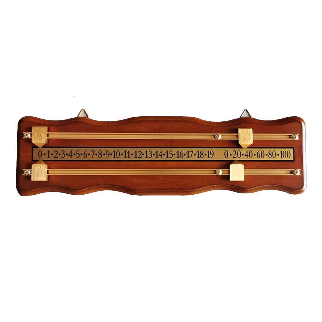 Wood Scoreboard Billiard Scorekeeper Billiards Scoreboard Scorer Wood ...