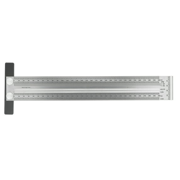Wood Scribing Marking Ruler, Heavy,Duty Stainless Steel, Easy,Read ...