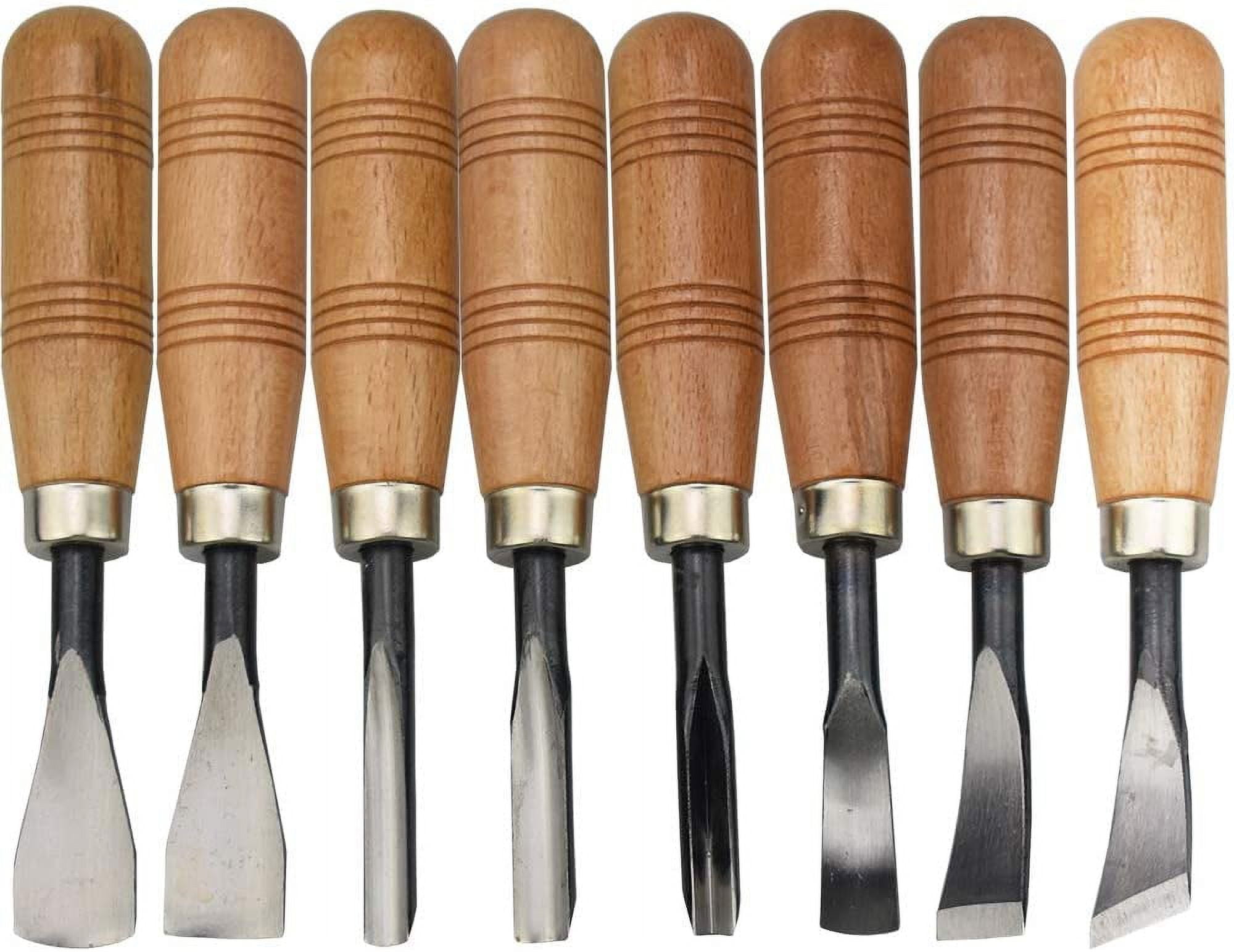 Wood Sculpture Carving Chisel Tool Set DIY Art Craft(8 Pcs) - Walmart.com
