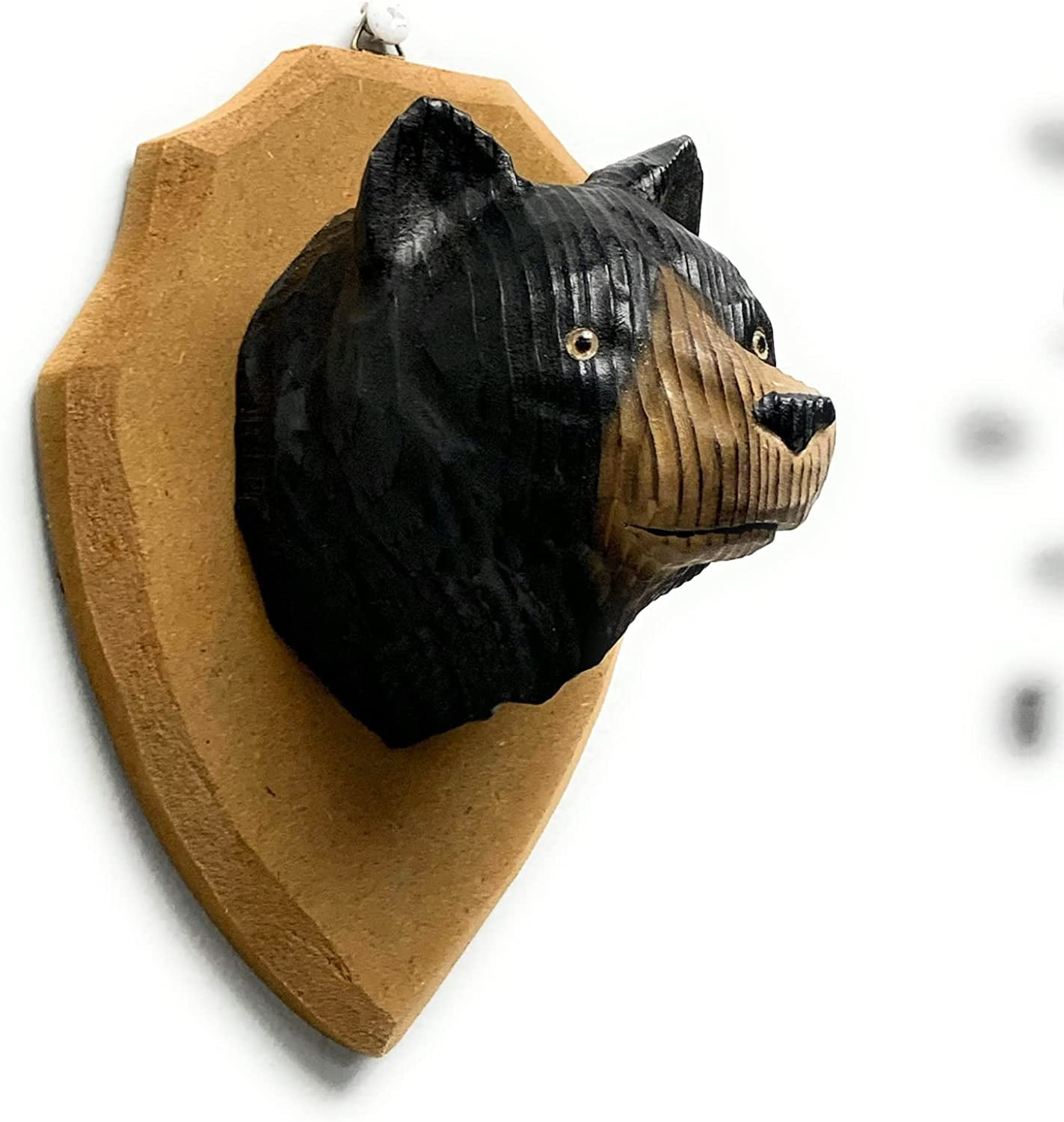 Wood Sculpture Home Wood Statue Wood Figurines Room Hand Carved Wild ...