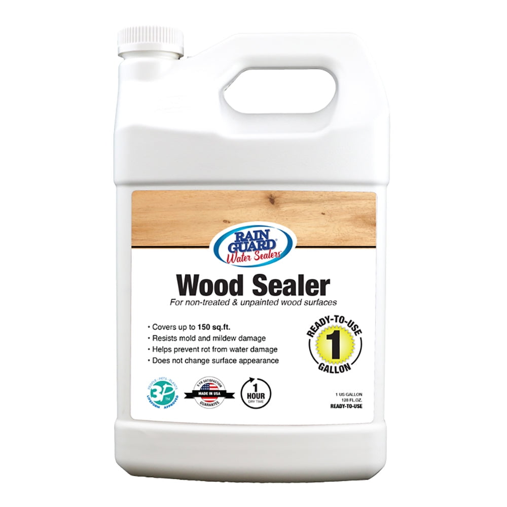 Rainguard Water Sealers, Wood Sealer, Natural Finish, 1 Gallon ...