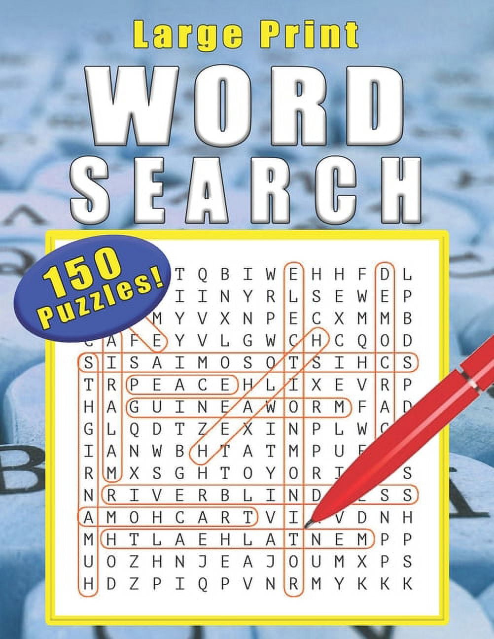 Wood Search Book: 150 puzzles with solutions, 8.5 x 11, soft cover ...