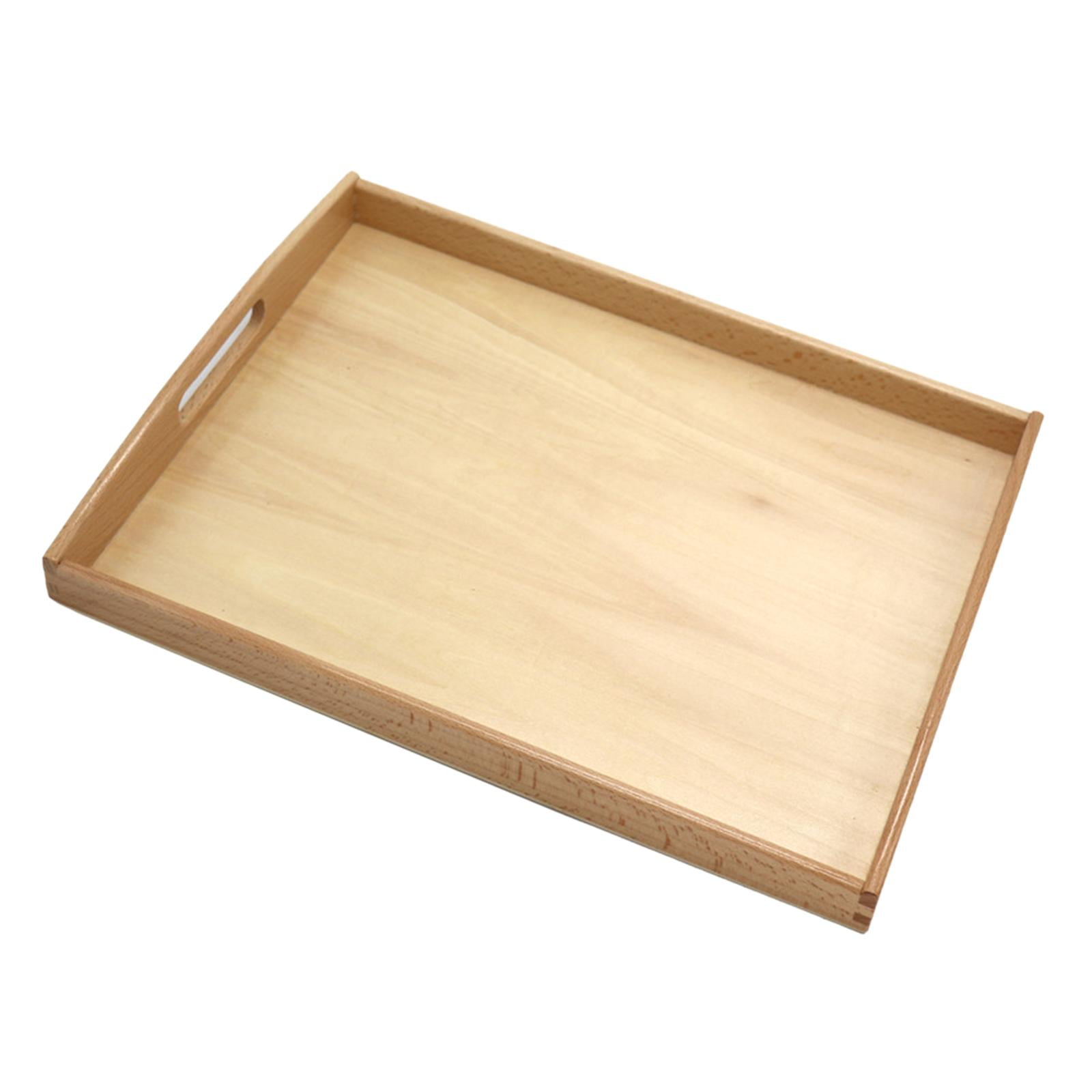 Wood Serving Tray ,Light Durable Educational Montessori Wooden Tray ...