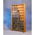 Wood Shed 1002-3 Solid Oak 10 Shelf CD Cabinet - Walmart.com