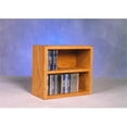 Wood Shed 203-1 Solid Oak desktop or shelf CD Cabinet - Walmart.com