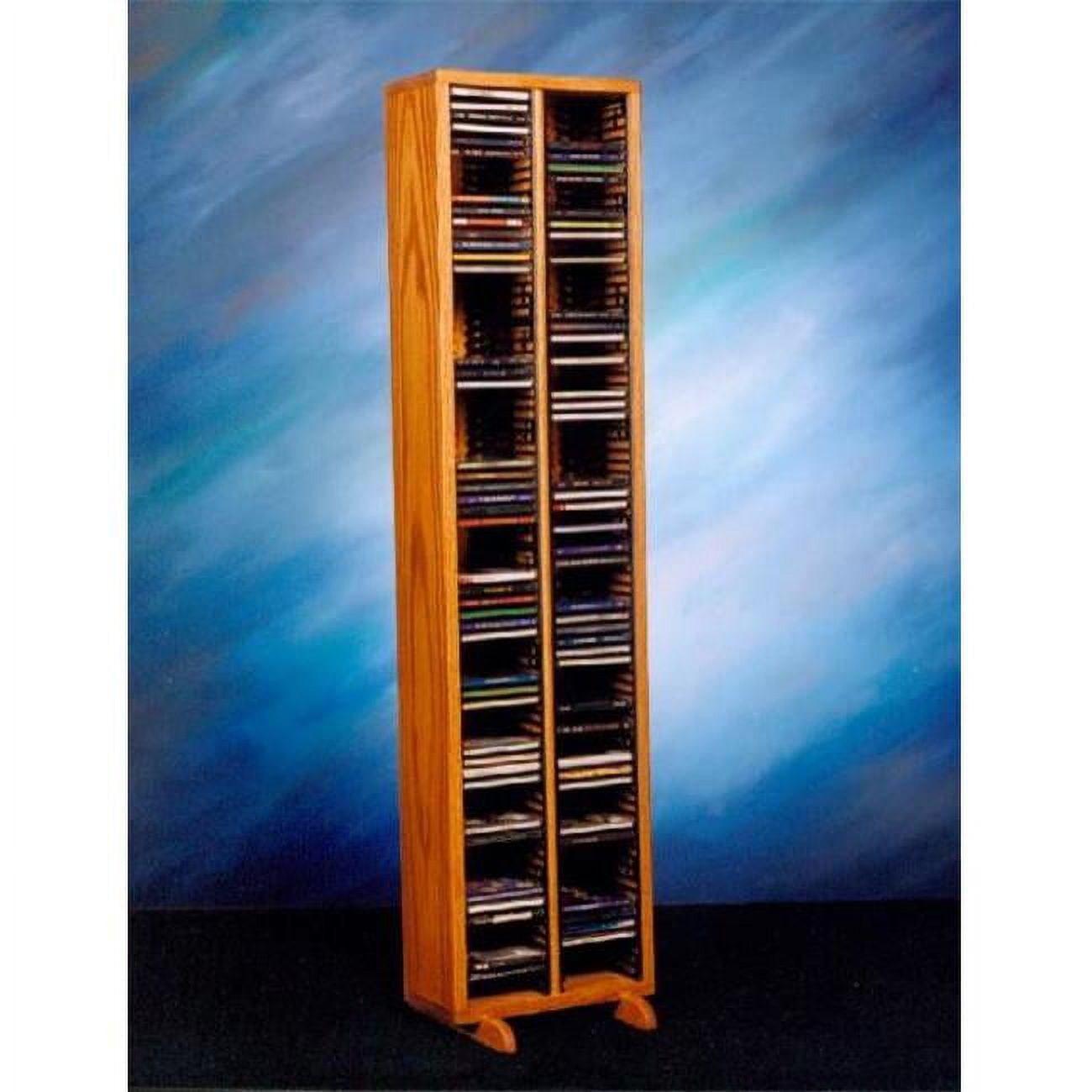 Wood Shed Solid Oak Tower for CDs - Individual Locking Slots - Walmart.com