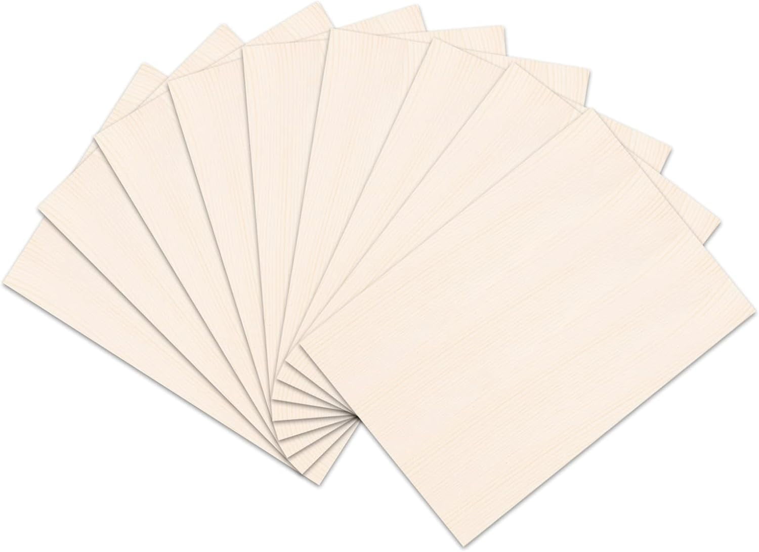 Wood Sheets, 9Pcs Thin Wood Sheets Wood 300x200x1.5mm Wooden Blank for ...