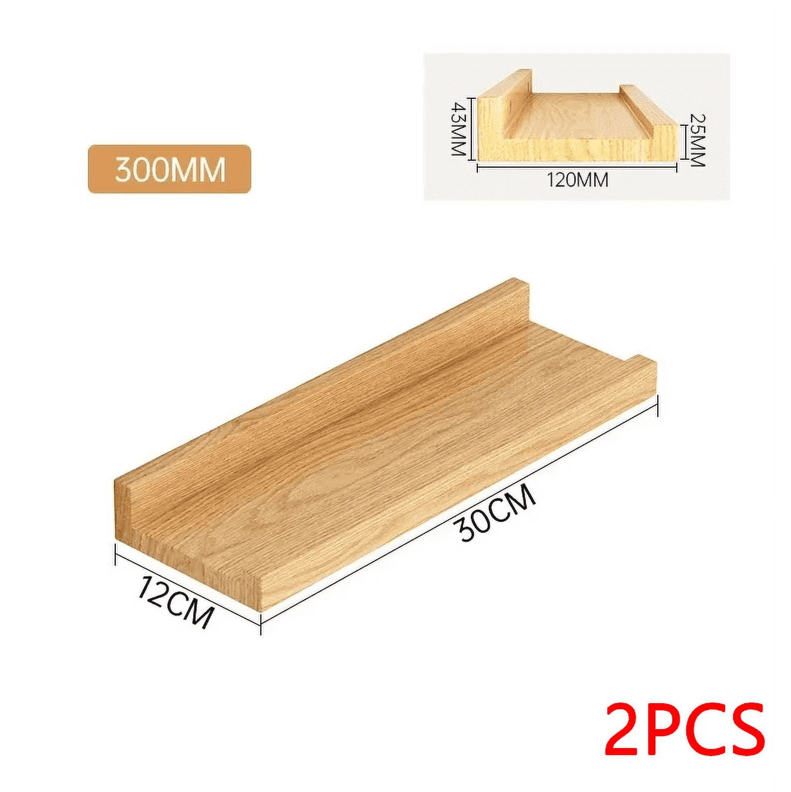 Wood Shelves Wall Floating Shelves Wall Partition Laminate Hanging Hole ...