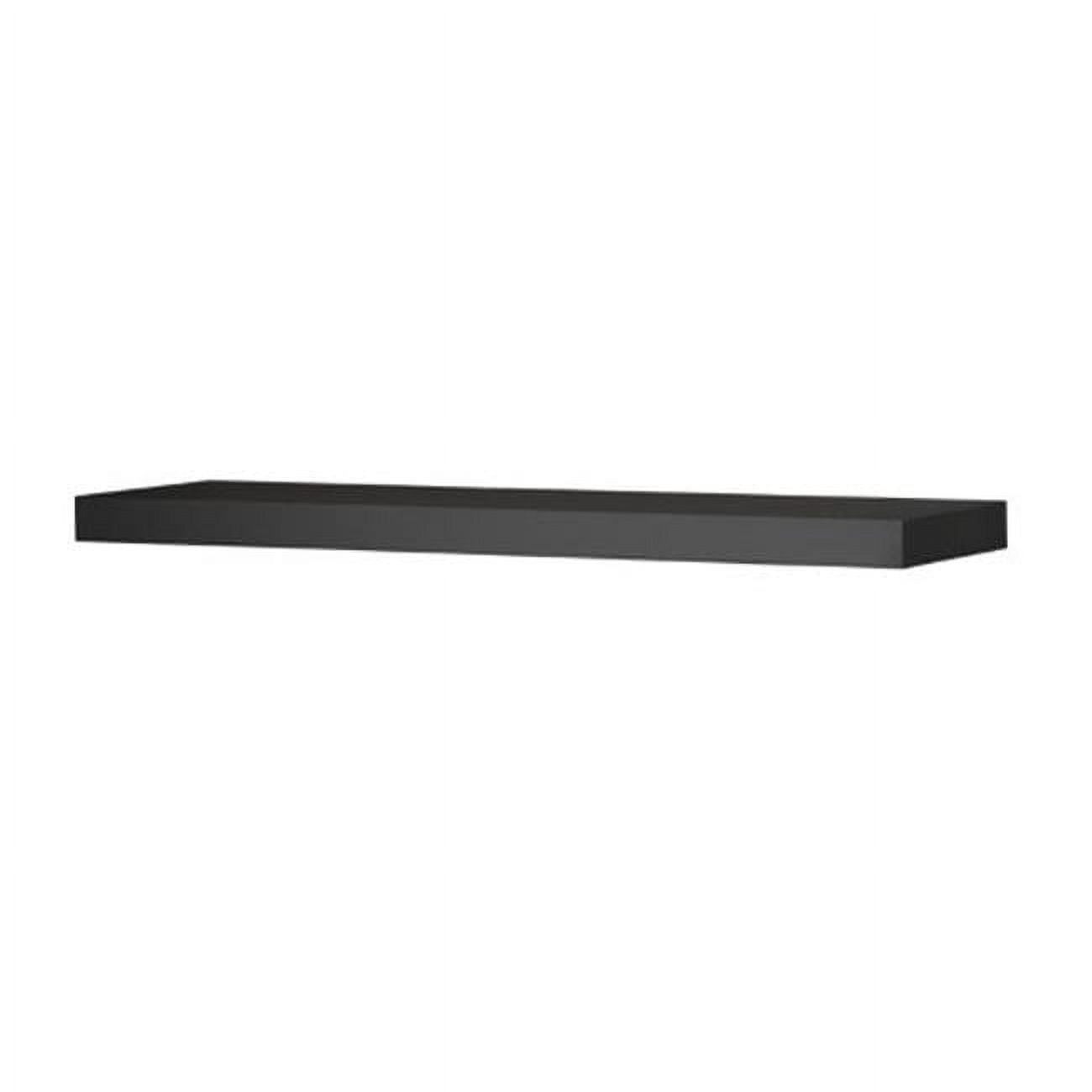 Wood Shelving Grande Black Straight Shelf, 36 in. - Walmart.com