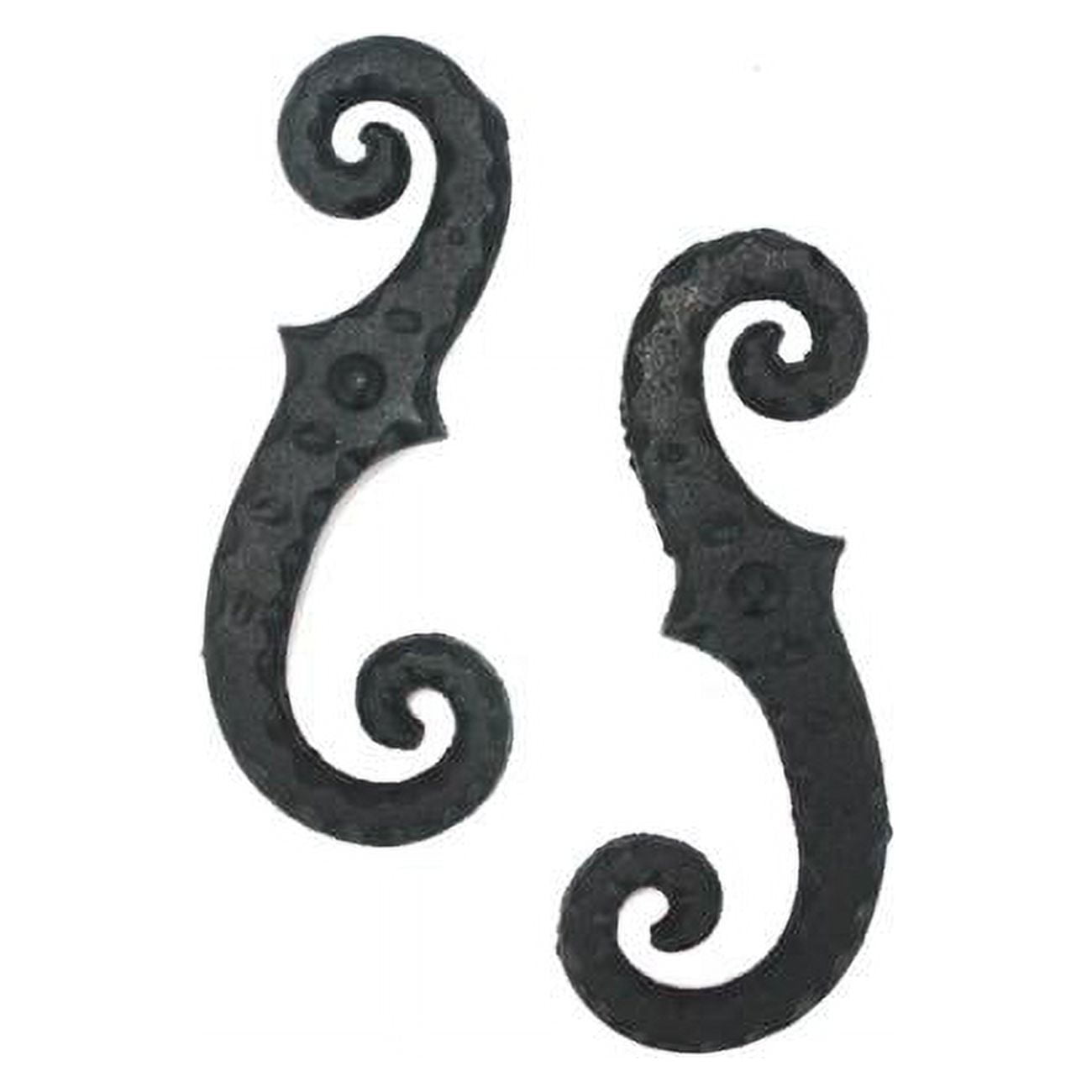 Wood Shutter Hardware 30-14-88270 Faux Stippled Scroll Shutter Dog ...