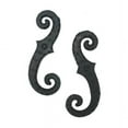 Wood Shutter Hardware 30-14-88270 Faux Stippled Scroll Shutter Dog ...