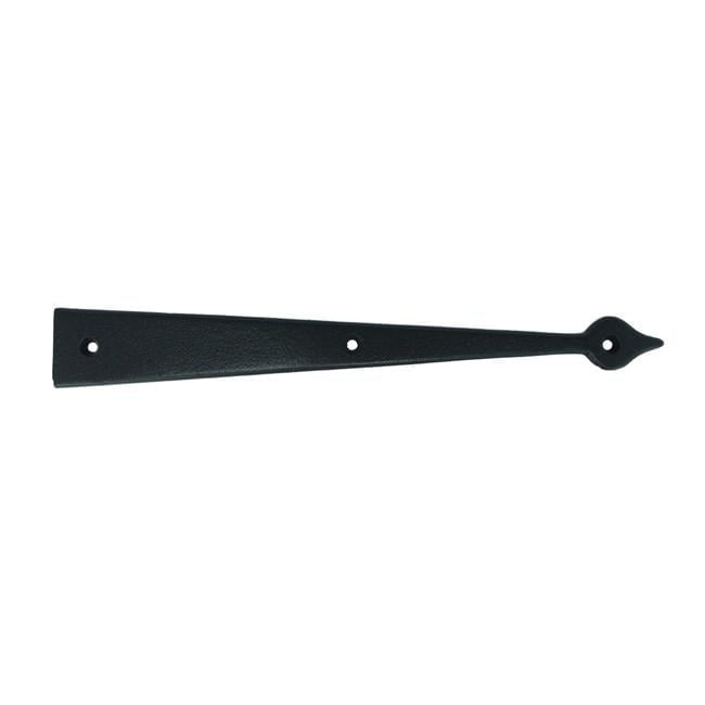 Wood Shutter Hardware Large Faux Strap Hinge - Black - Walmart.com