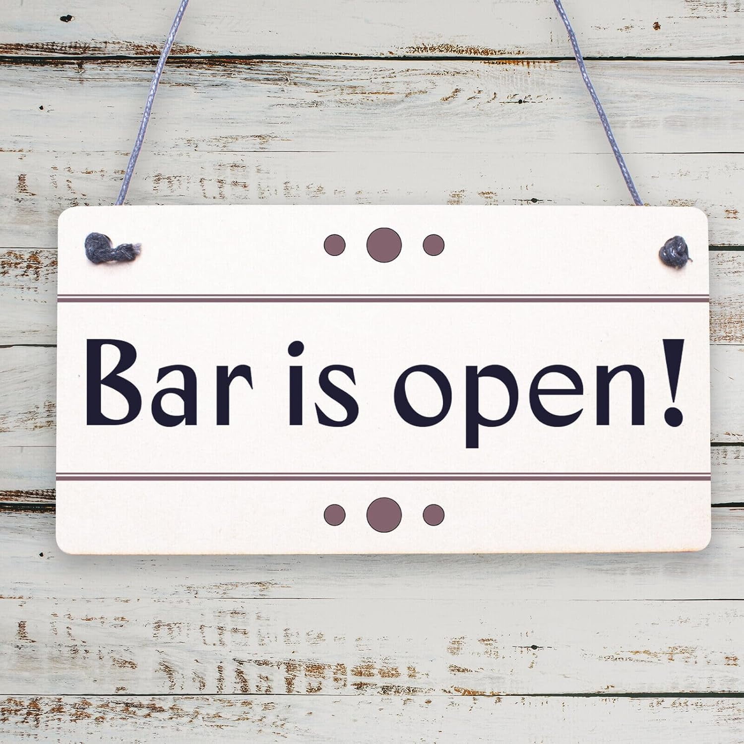 Wood Sign 10x5 Inch BAR OPEN Sign Beer Vodka Plaque Garden Shed Pub Man ...