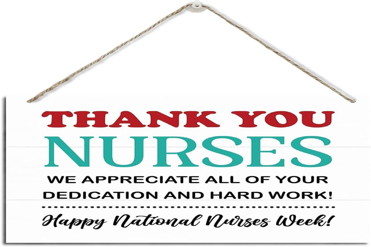 Wood Sign 10x5 Inch Nurse Gift Nurse Wood Sign Sign Nursing Party Wall ...