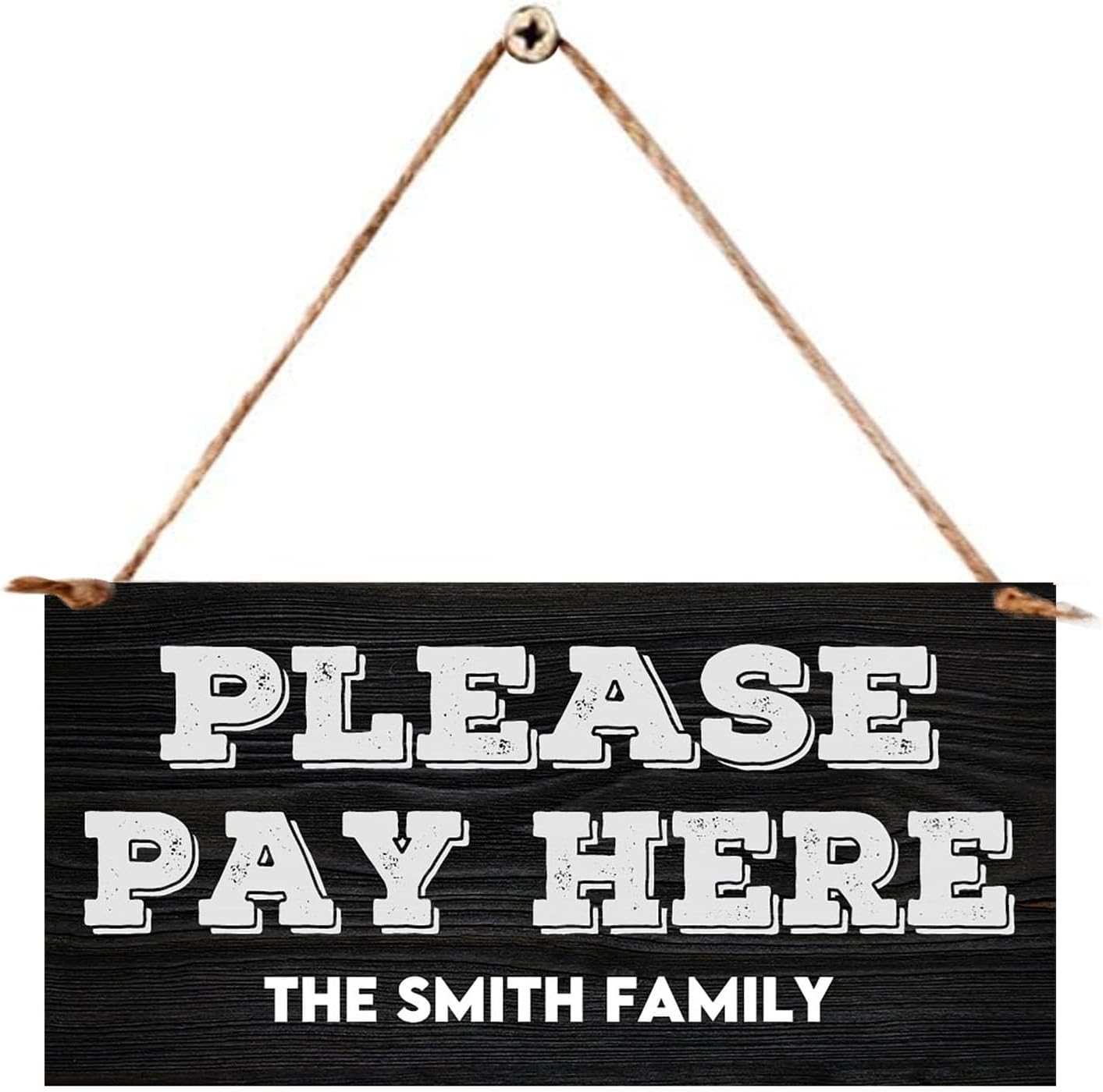 Wood Sign 10x5 Inch Please Pay Here Sign Restaurant Sign Cashier Decor ...