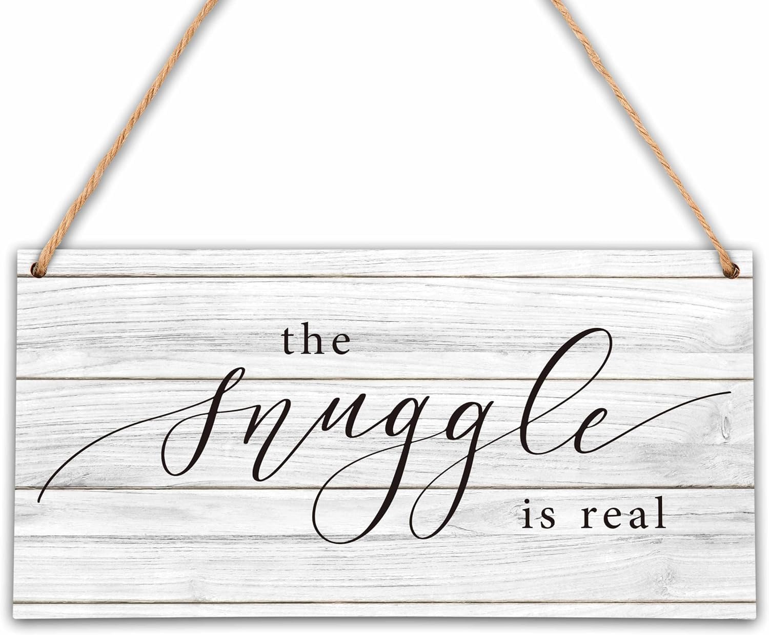 Wood Sign 10x5 Inch The Snuggle Is Real Wall Decor Bedroom Wall Decor ...