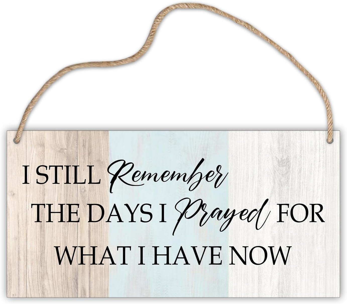 Wood Sign 5x10 Inch Bible Verses Wall Decor Wooden Hanging Plaque I ...
