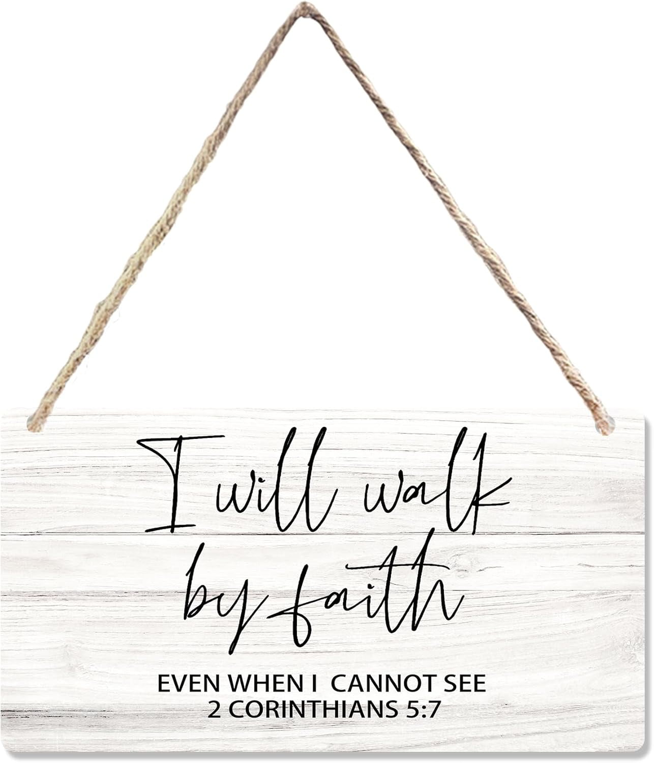 Wood Sign 5x10 Inch Christian Inspirational Quotes Wooden Sign Bible ...