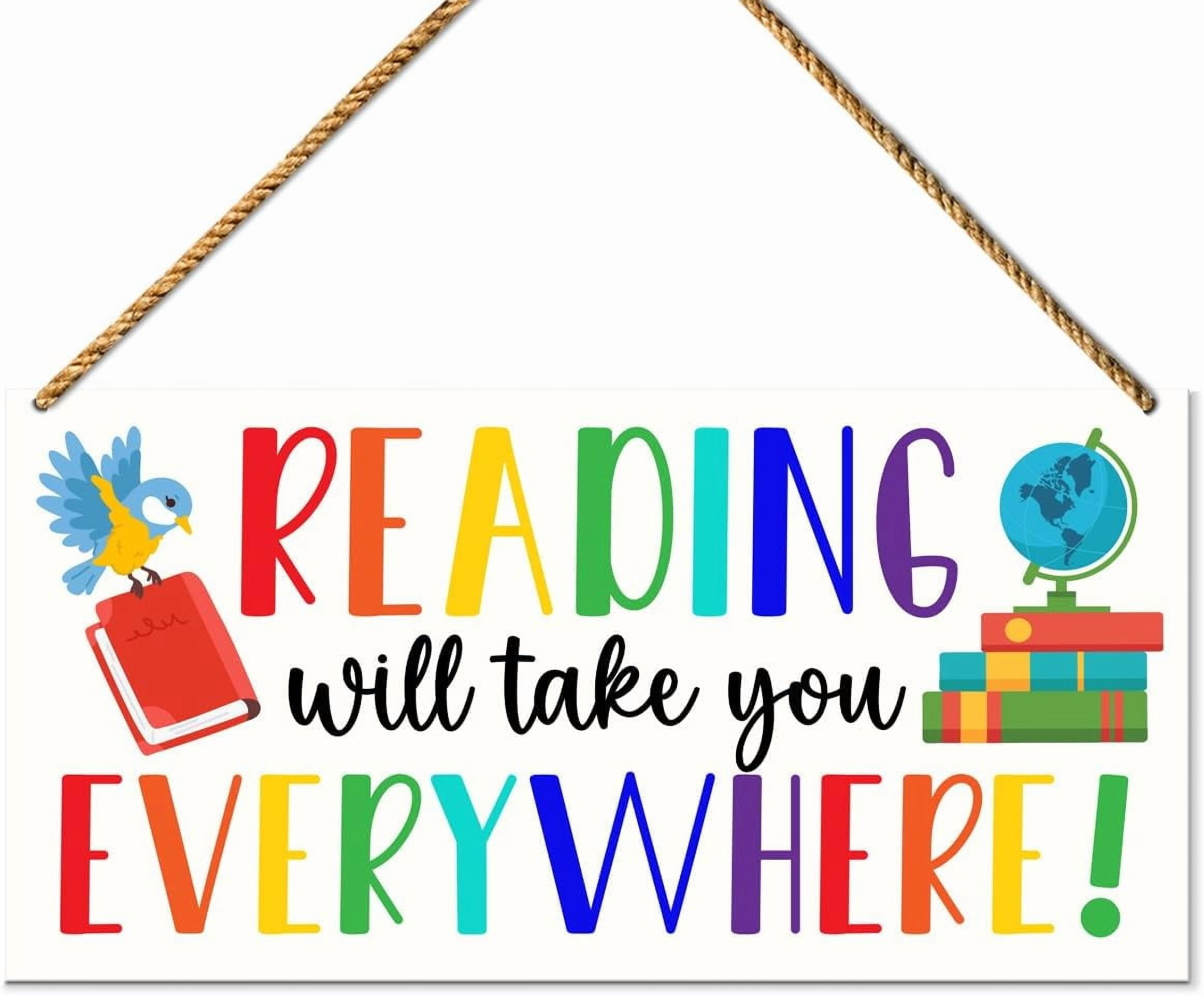 Wood Sign 5x10 Inch Classroom Sign Wood Decor Inspirational Wall Decor ...