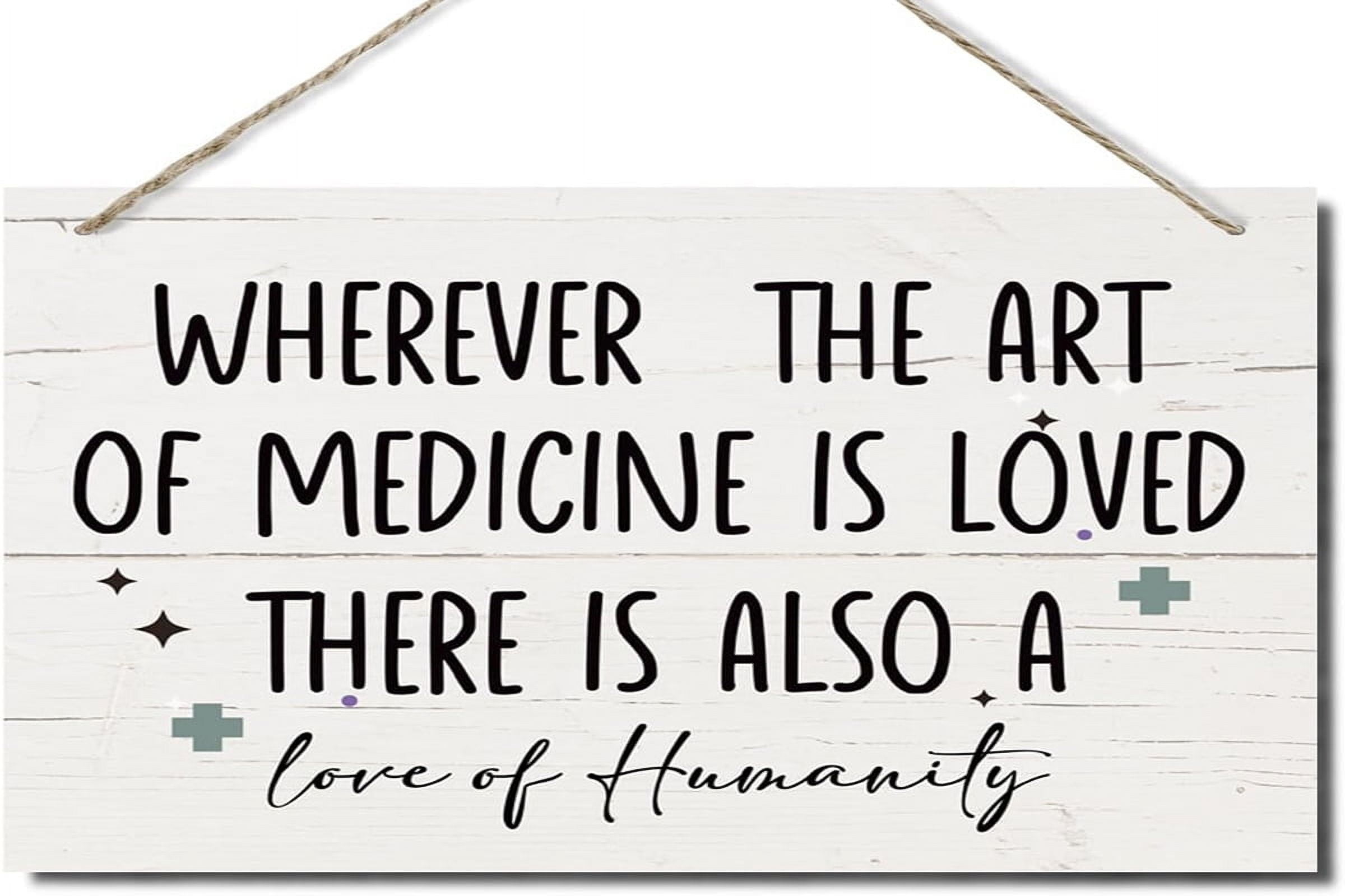 Wood Sign 5x10 Inch Doctor Nurse Office Decor Decorative Hanging Wood ...