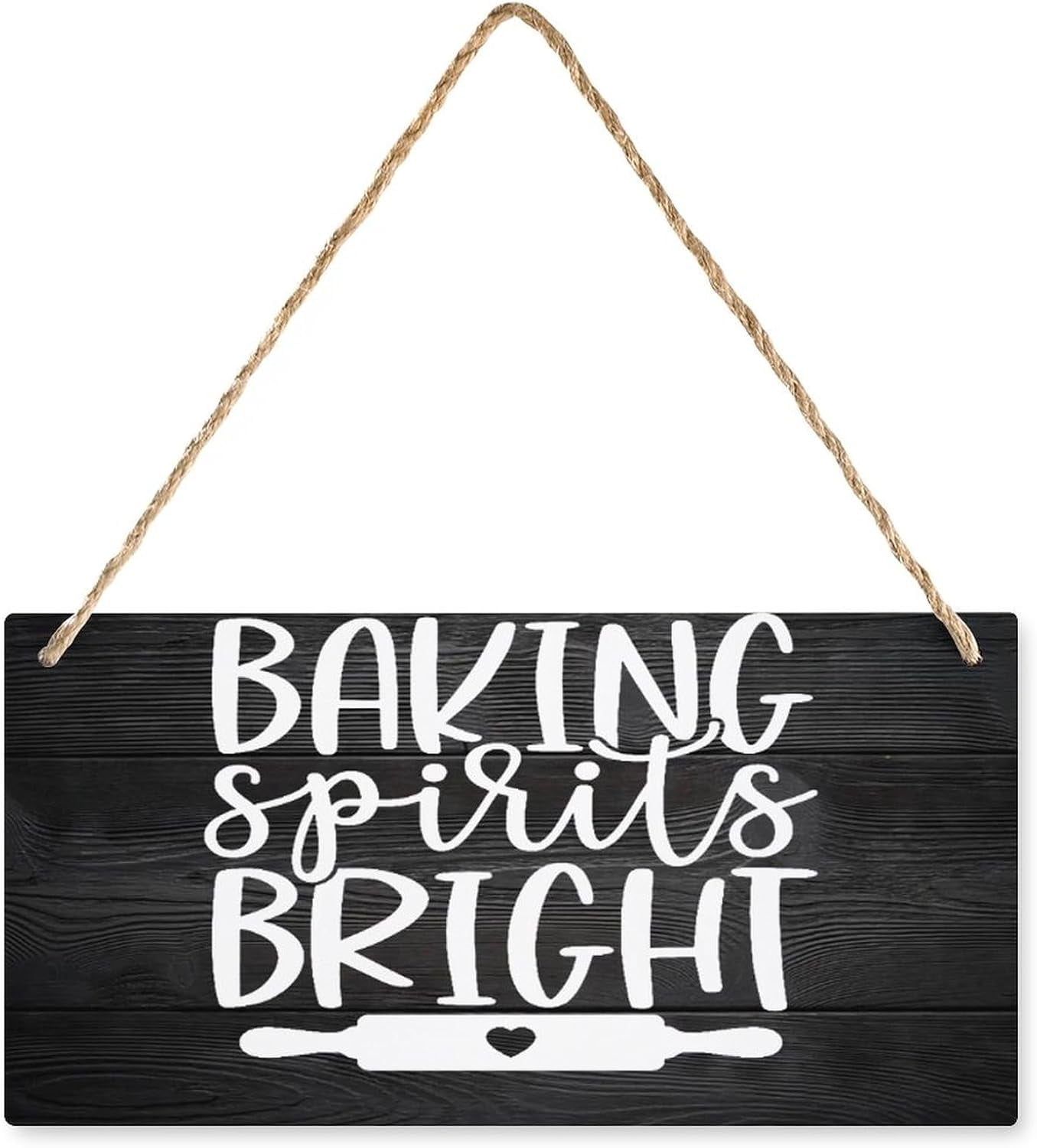Wood Sign 5x10 Inch Funny Farmhouse Style Wood Sign Baking Spirits ...