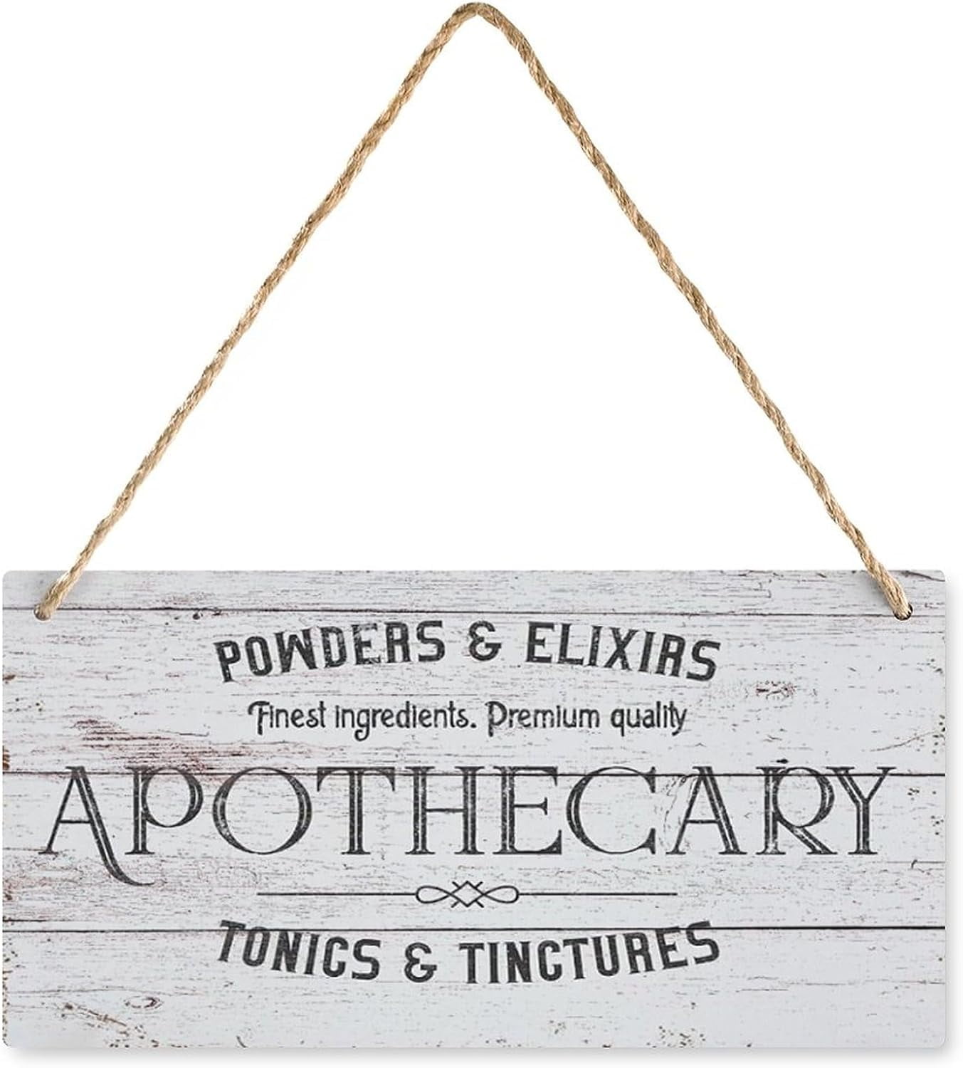 Wood Sign 5x10 Inch Funny Farmhouse Style Wood Sign Bathroom Sign ...