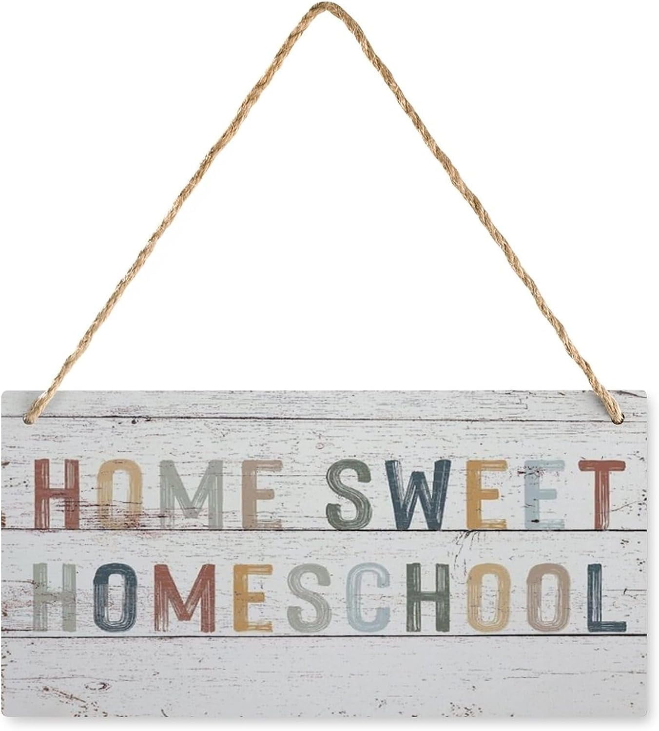 Wood Sign 5x10 Inch Funny Farmhouse Style Wood Sign Home Sweet ...