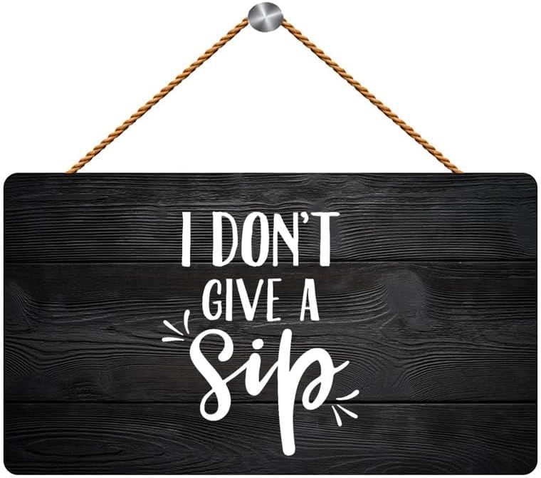 Wood Sign 5x10 Inch Funny Wooden Signs Rustic Wooden Board For Wall ...