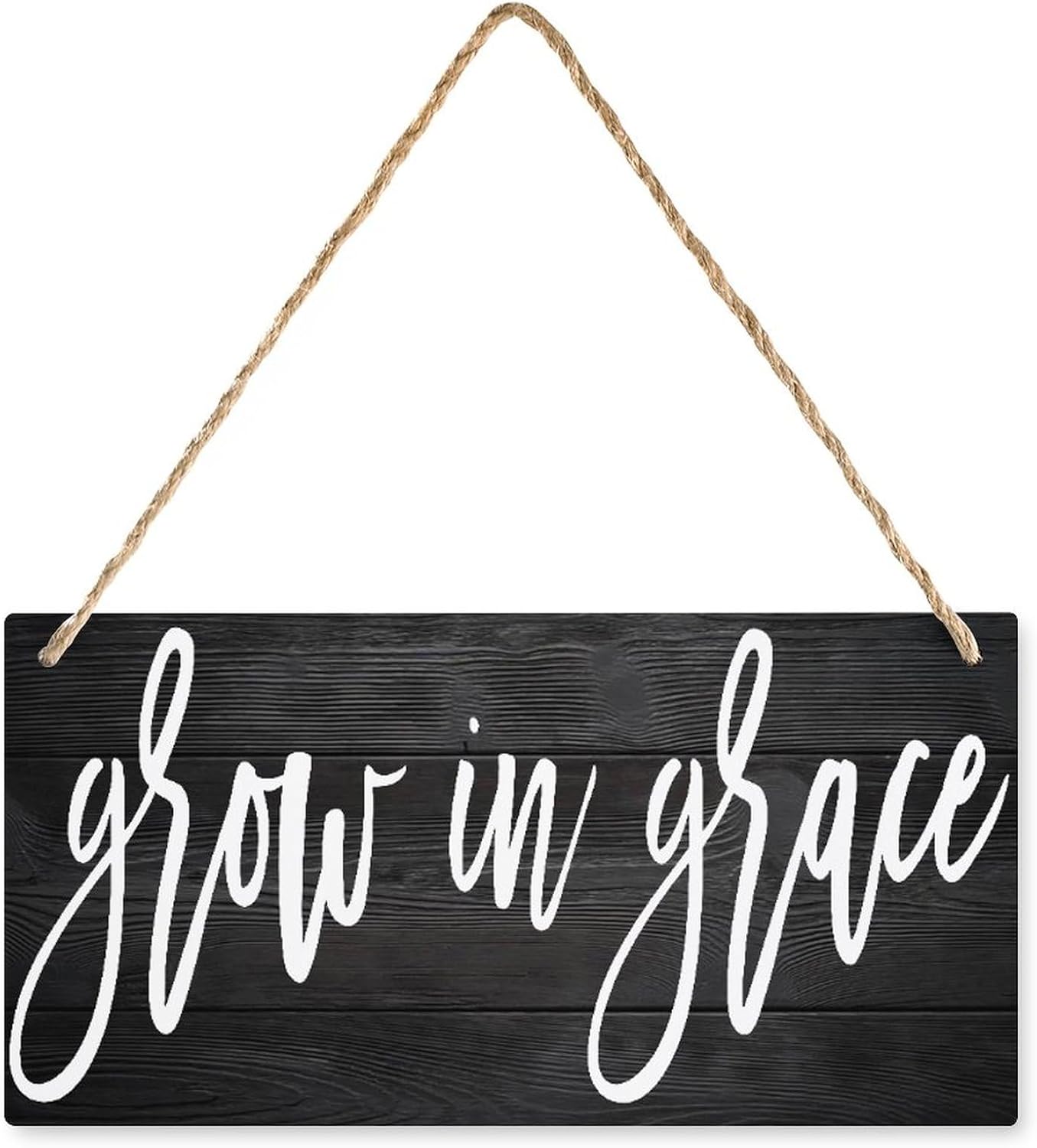 Wood Sign 5x10 Inch Grow In Grace Sign Wood Grace Wall Decor Grace Wall ...