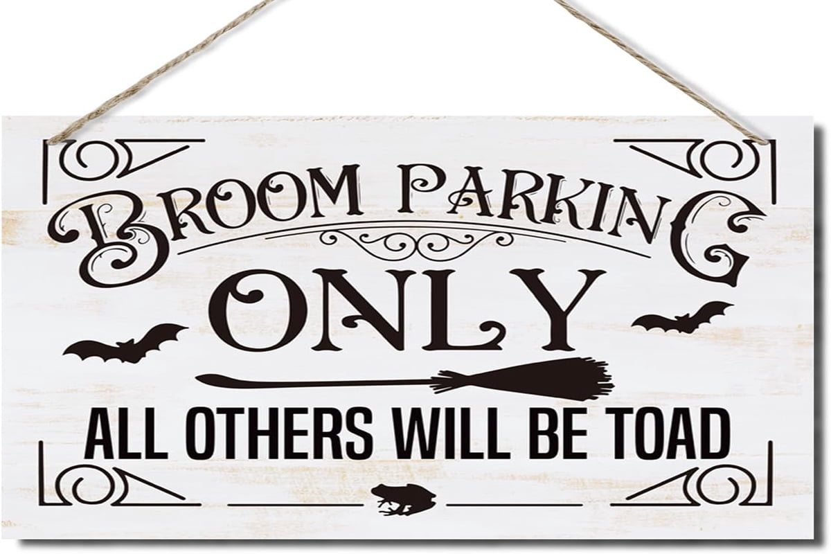 Wood Sign 5x10 Inch Halloween Decor Sign Halloween Wall Art Decorative ...