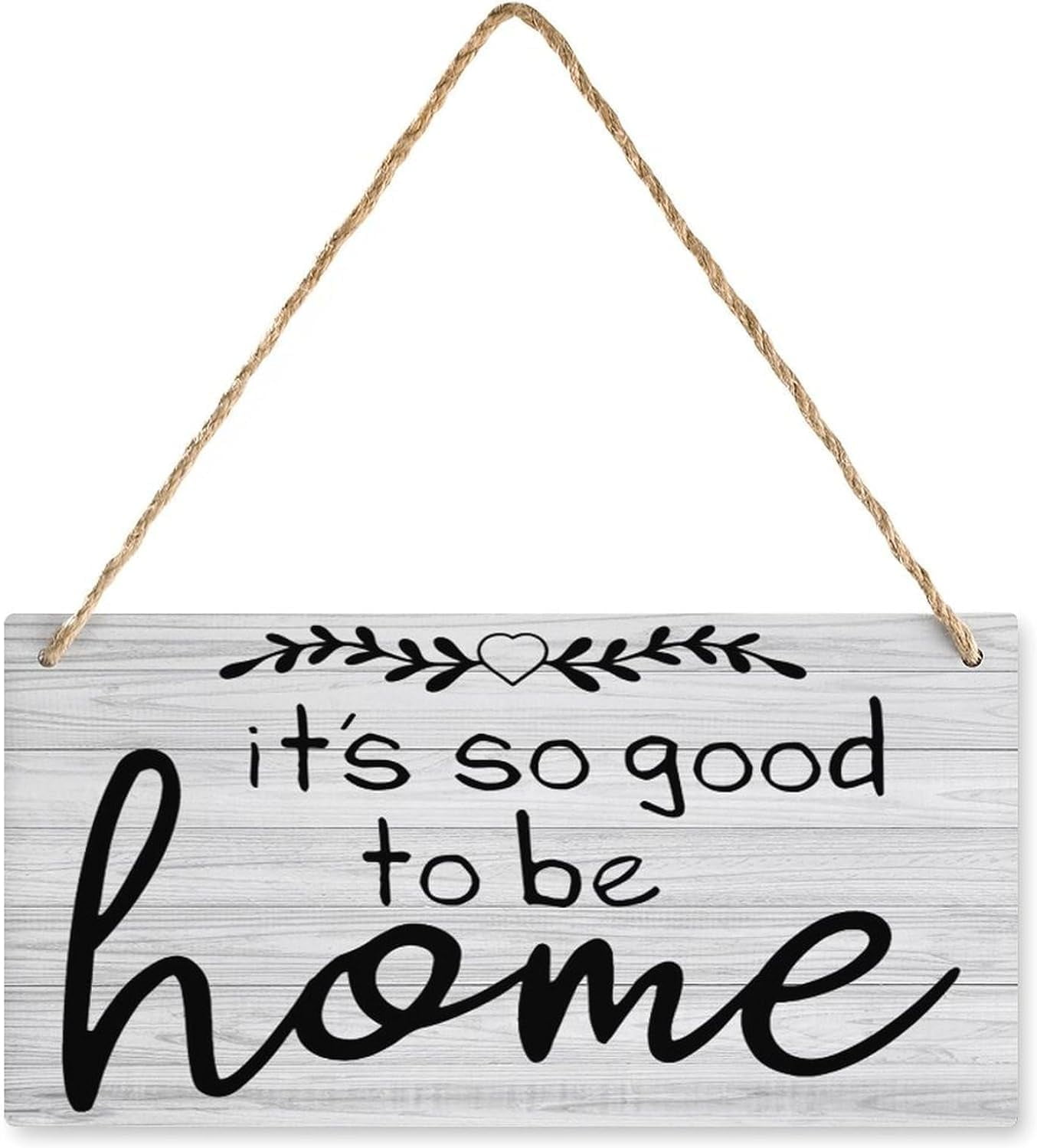 Wood Sign 5x10 Inch Hanging Wooden Plaque Wall Art Decorative For Home ...
