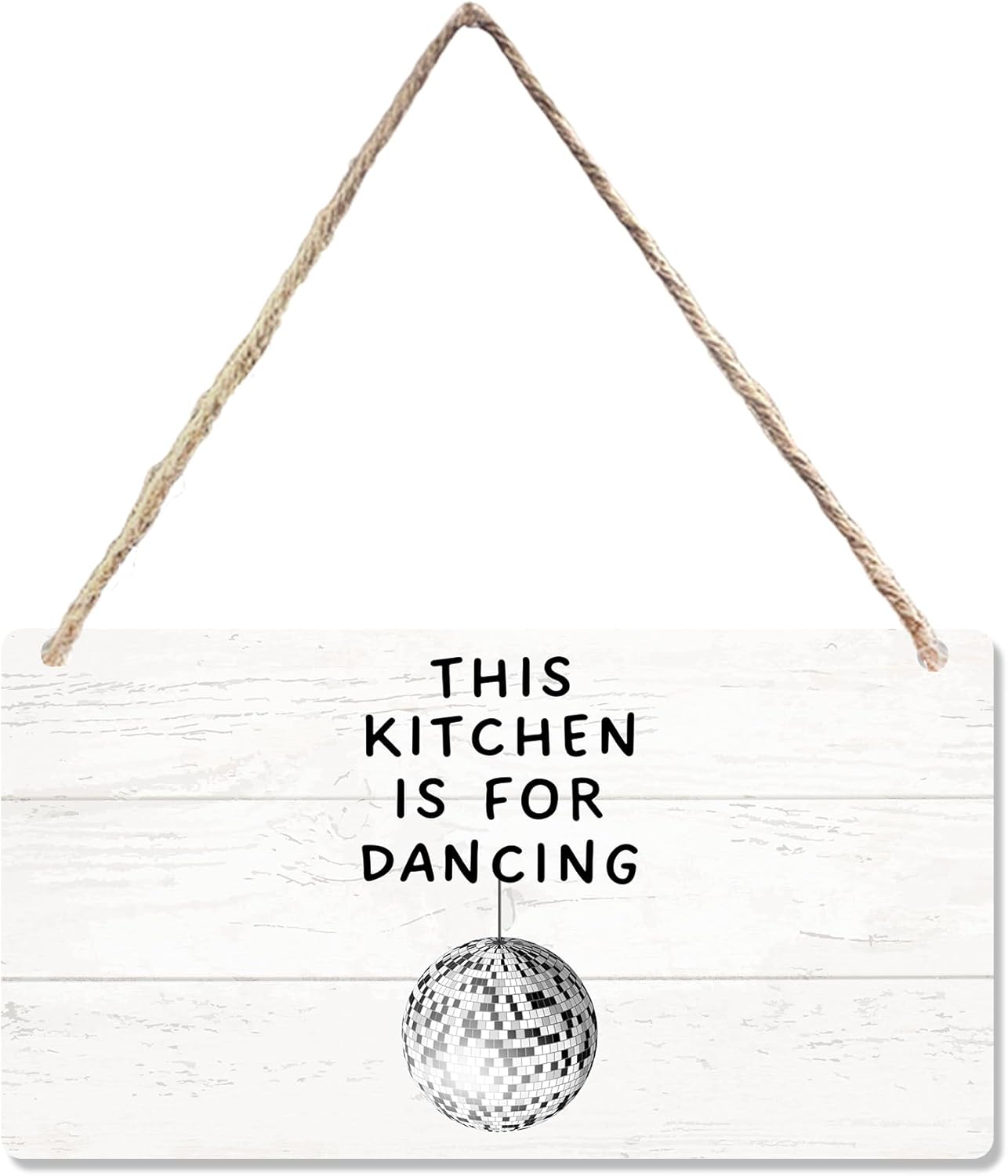 Wood Sign 5x10 Inch This Kitchen Is For Dancing Wooden Sign Funky ...