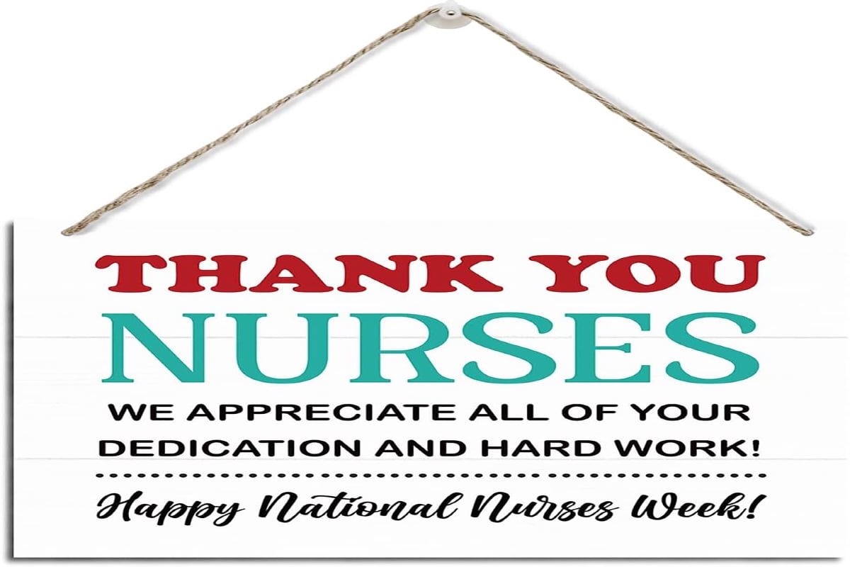 Wood Sign 5x10 Inch Nurse Gift Nurse Hanging Wood Signs Rustic Hanging ...