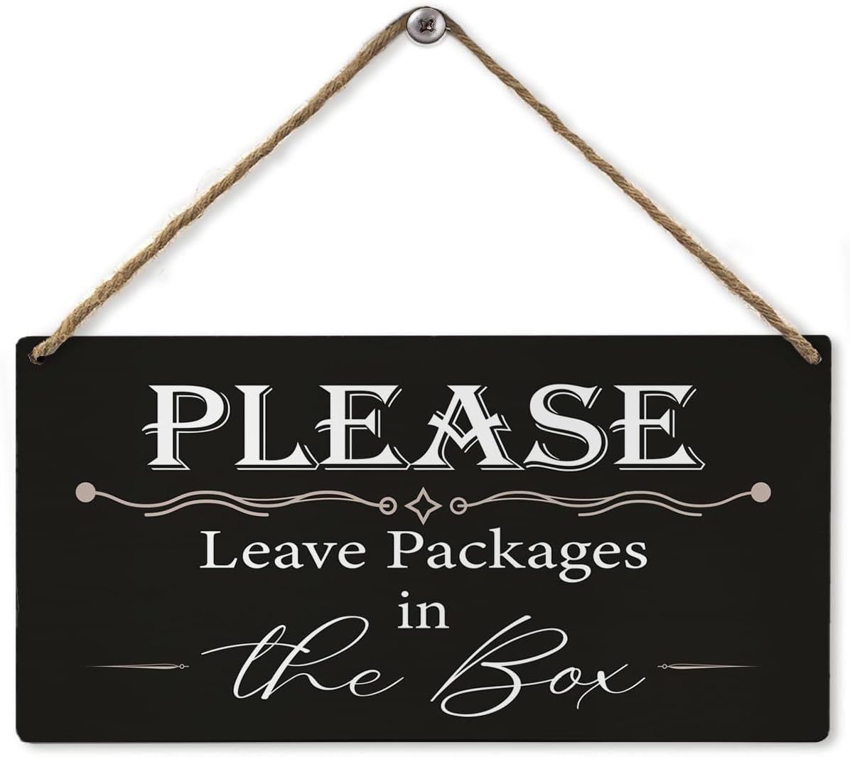 Wood Sign 5x10 Inch Package Delivery Sign Please Leave Packages In The ...