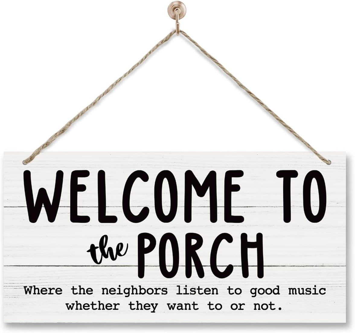 Wood Sign 5x10 Inch Porch Sign Welcome To The Porch Sign Front Door ...