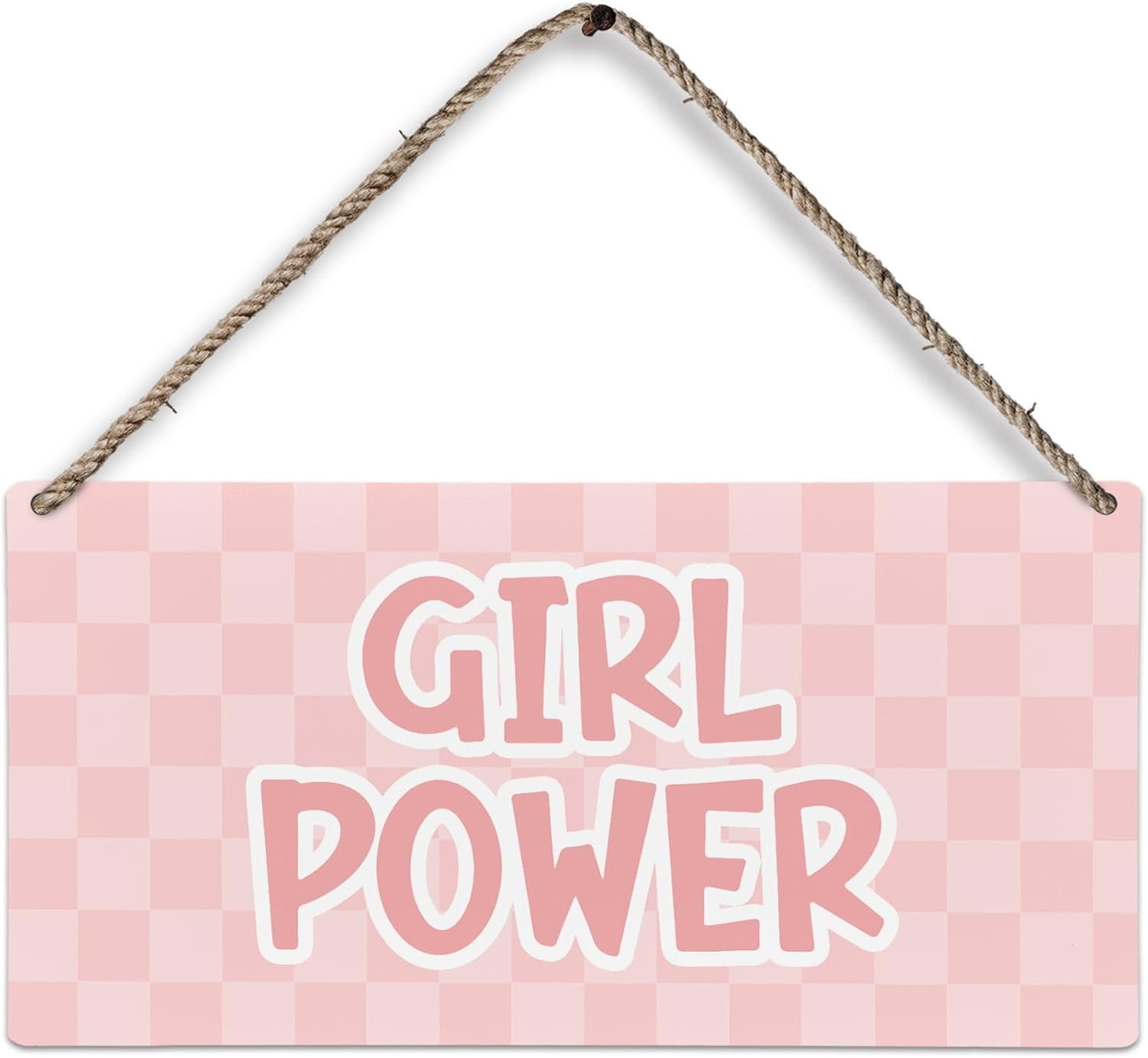 Wood Sign 5x10 Inch Preppy Girl Power Wood Plaque Sign Inspirational ...