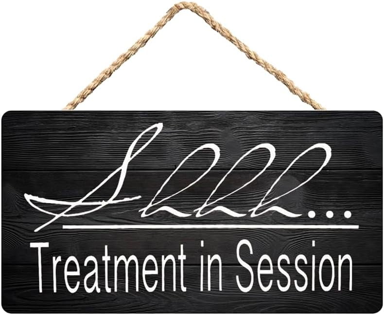 Wood Sign 5x10 Inch Rustic Wooden Signs For Home Shhh Treatment In ...