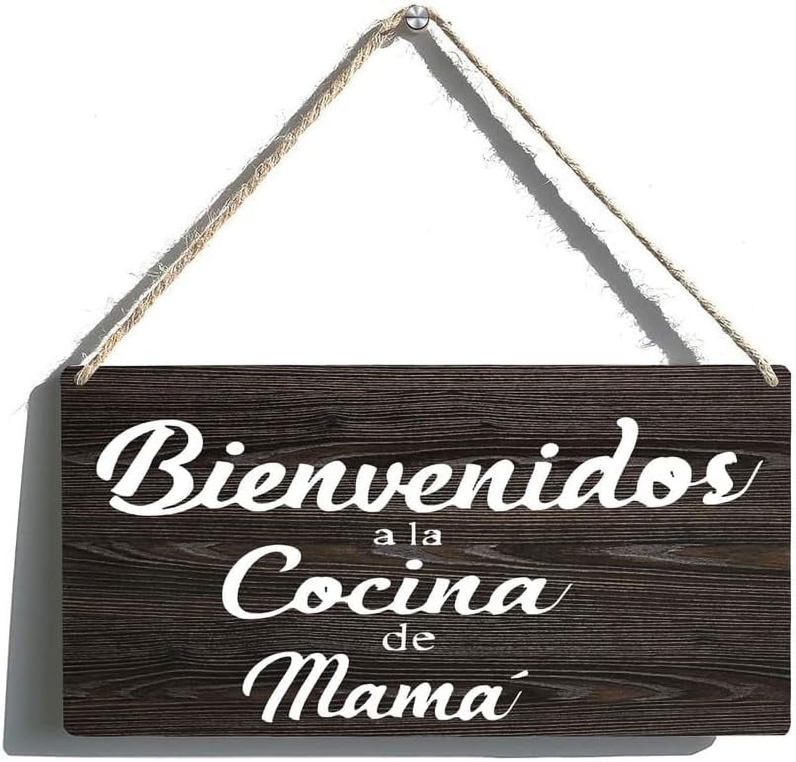 Wood Sign 5x10 Inch Sign Wall Art Definition Wood Plaque Spanish Home ...