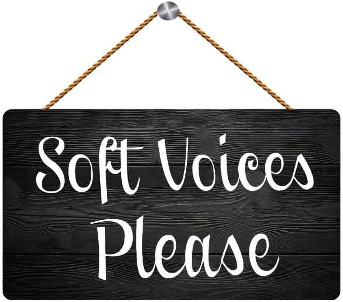 Wood Sign 5x10 Inch Soft Voices Please Wood Sign Massage In Session ...